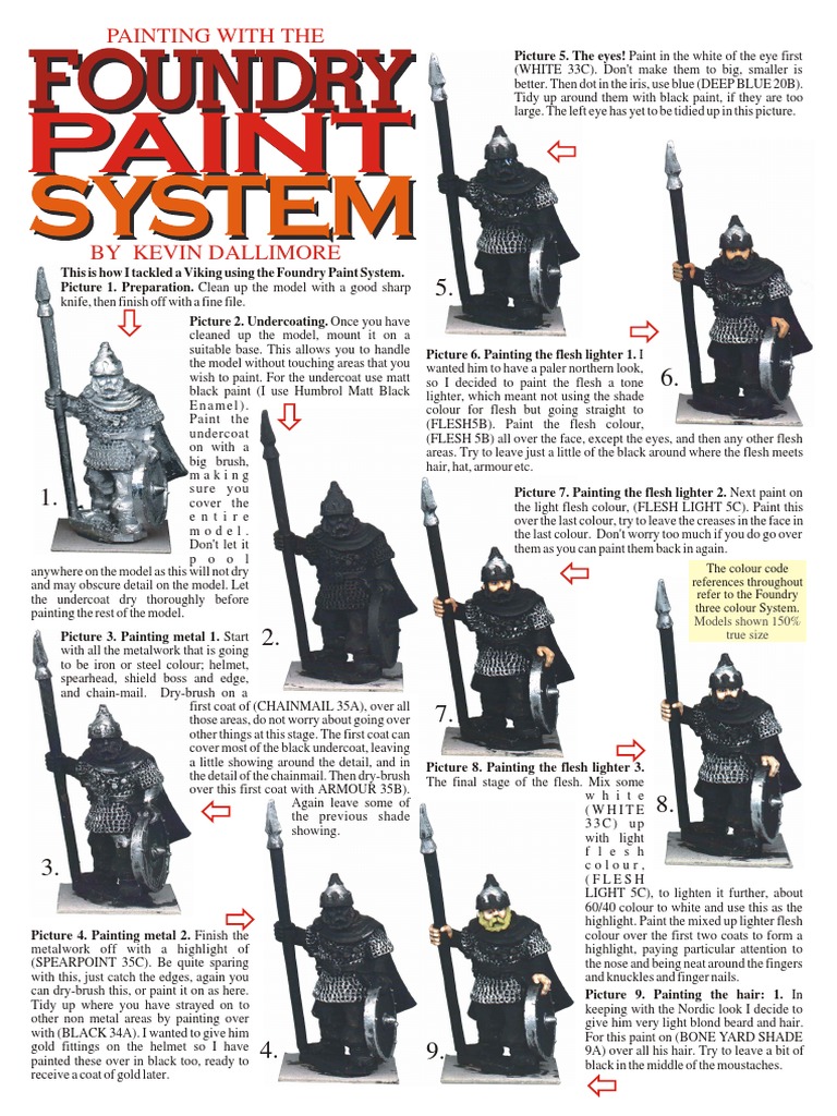 Viking Painting Guide by Kevin Dallimore | PDF | Varnish | Paint