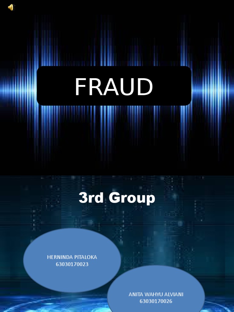 FRAUD - 3rd Group | PDF | Fraud | Internal Control
