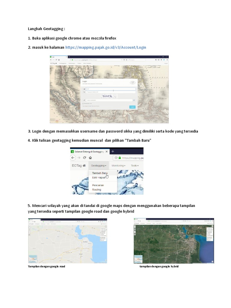 Langkah Geotagging | PDF