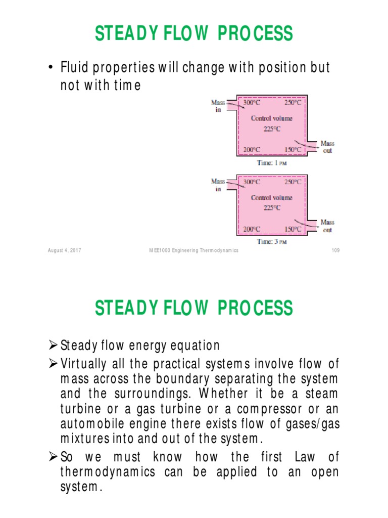 Understanding Steady Flow Processes | PDF