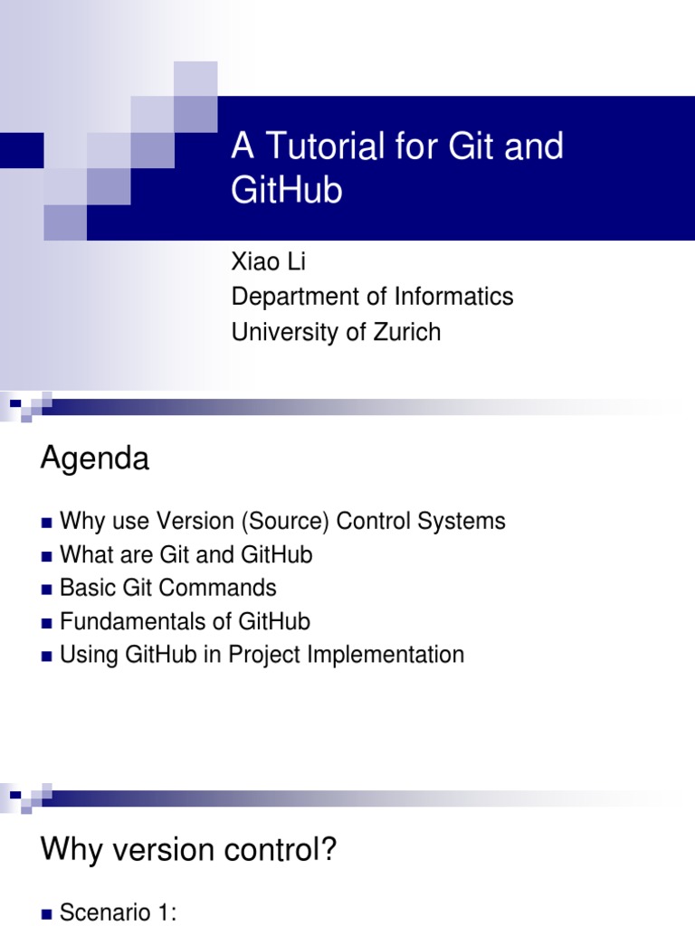 A Tutorial For GitHub | PDF | Version Control | Directory (Computing)