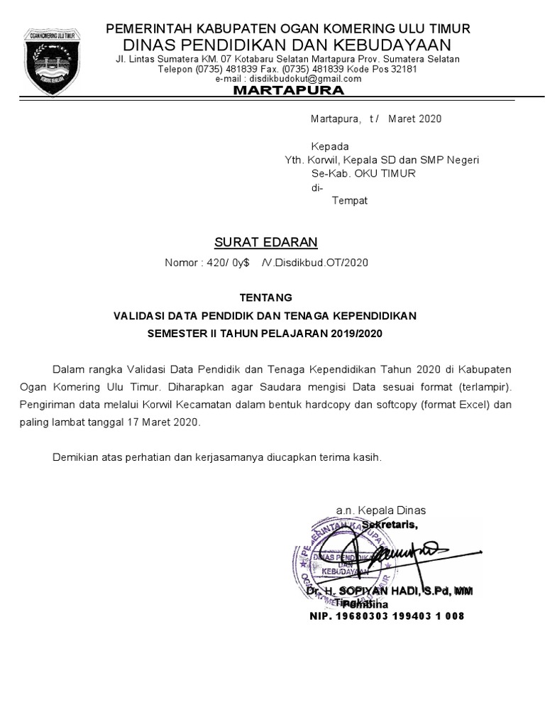 Contoh SK Tim PKG | PDF