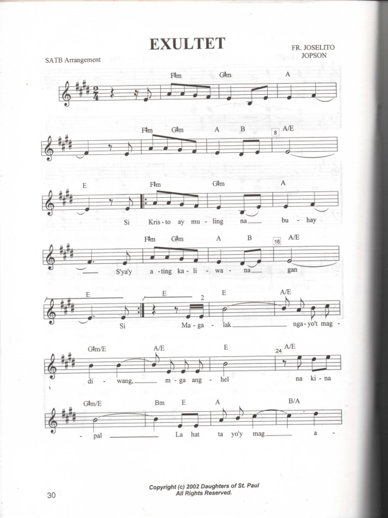 Exultet Jopson PDF | PDF