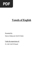 A Vietor Triangle | PDF | Vowel | Phonetics