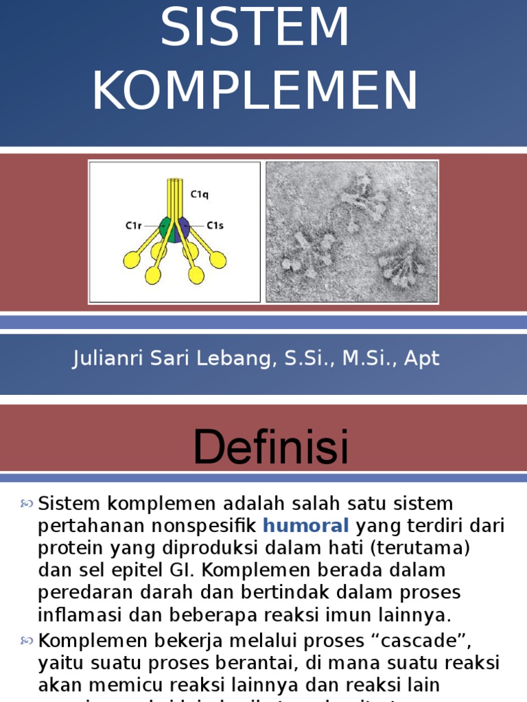 Materi V - Sistem Komplemen | PDF
