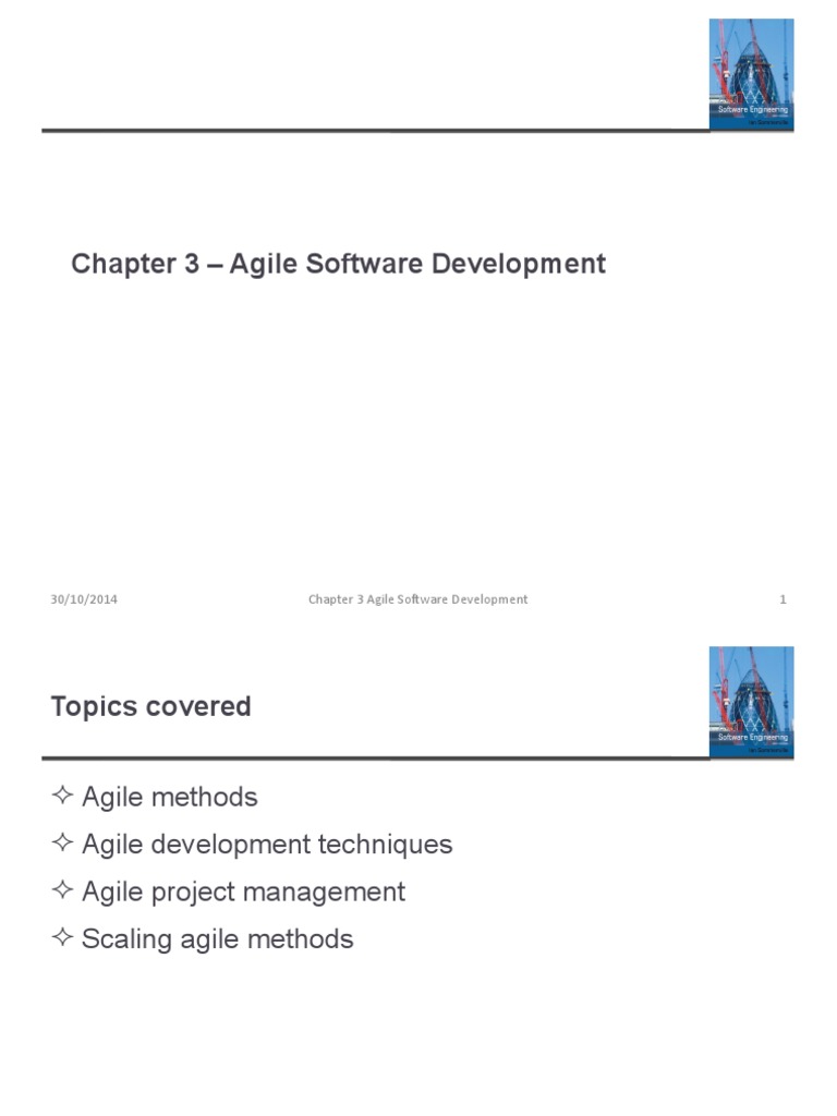 Software-Ch3. Agile SW Dev 1 | PDF | Agile Software Development | Software Development