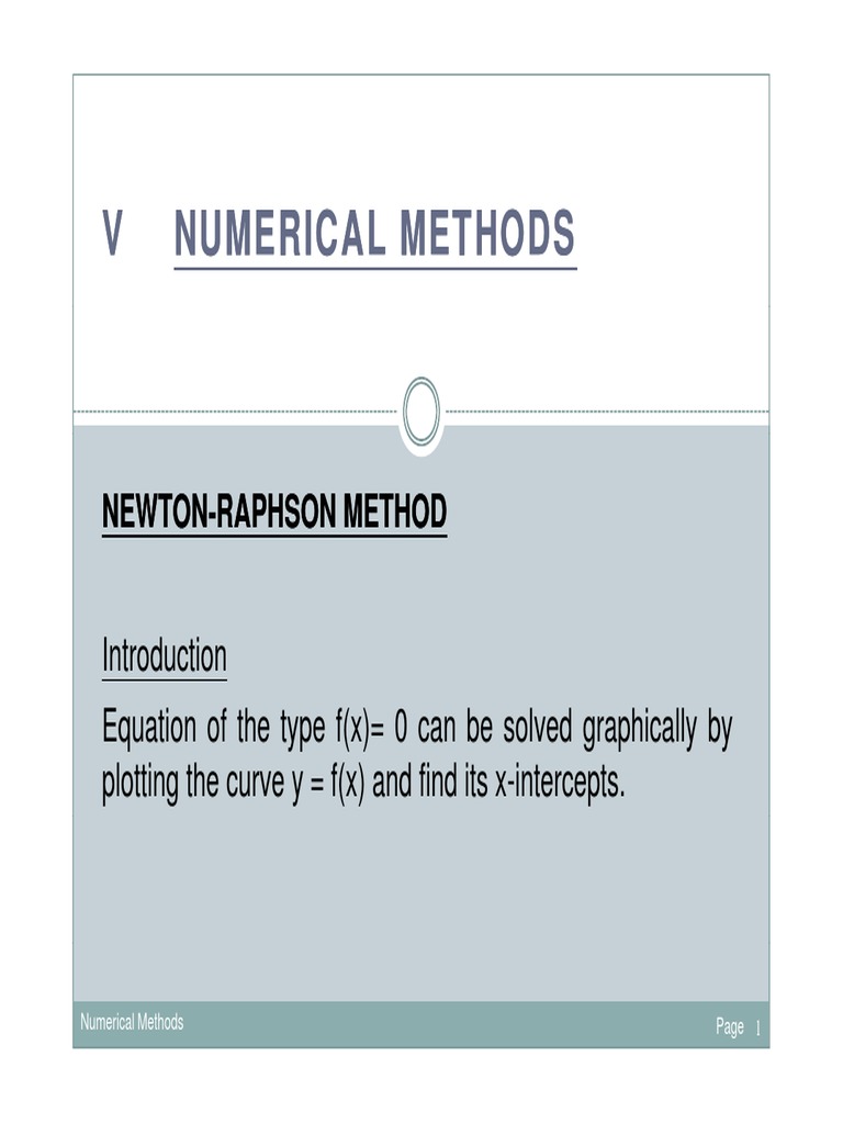 Chapter 5 - Numerical Methods | PDF | Integral | Numerical Analysis