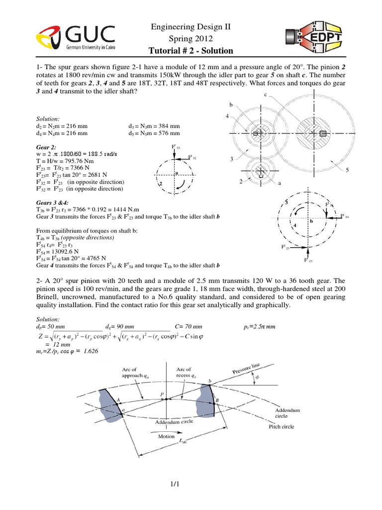 T02-Sol 71 PDF | PDF | Gear | Machines