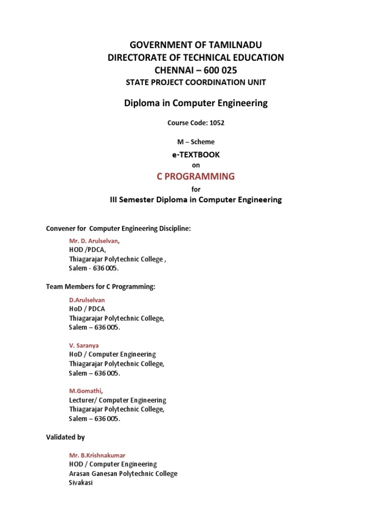 C Programming | PDF | Computer Program | Programming