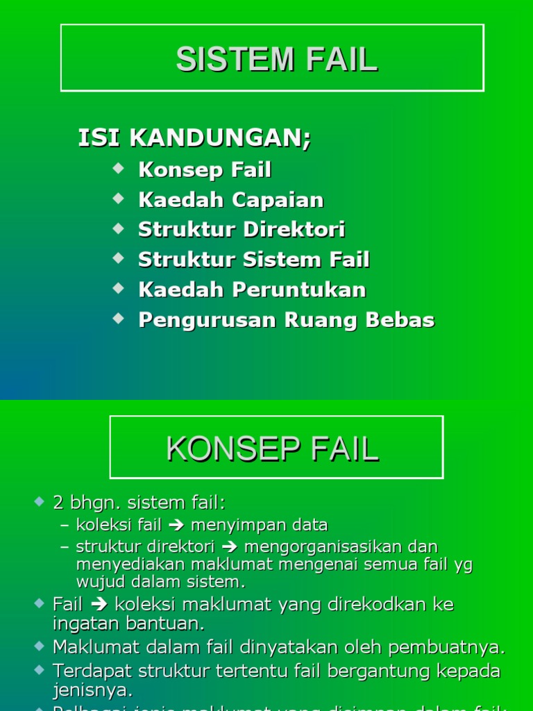 M3 Pengurusan Fail 1 | PDF