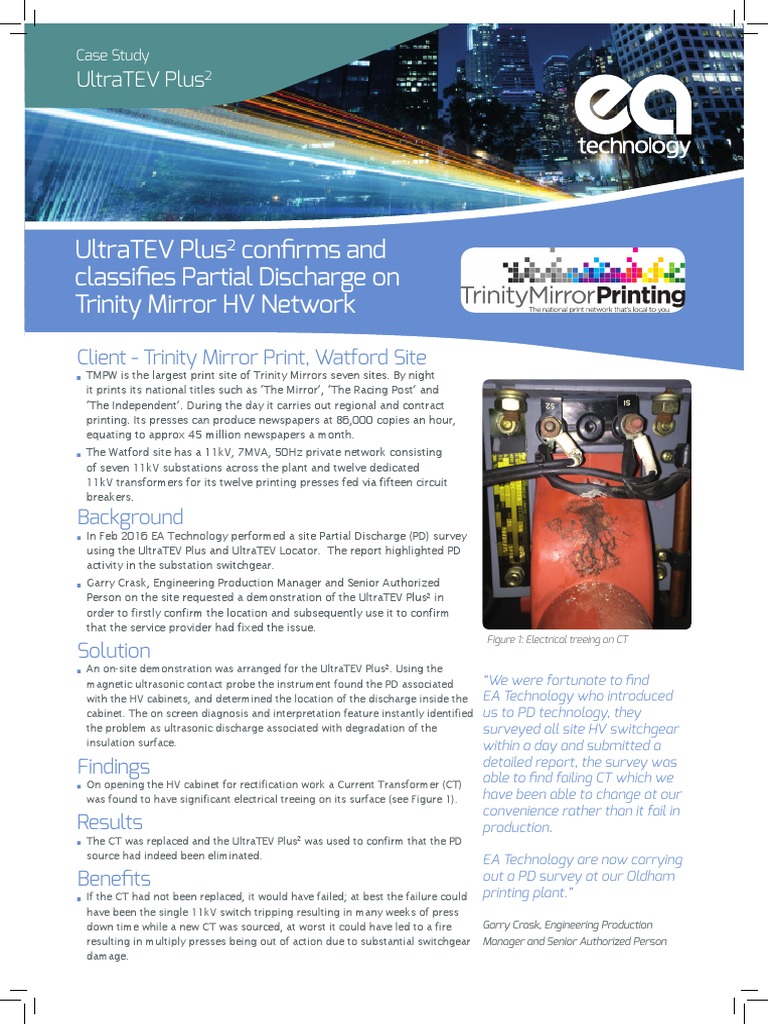 UltraTEV - Plus Trinity Mirror Case Study PDF | PDF | Electromagnetism | Electricity