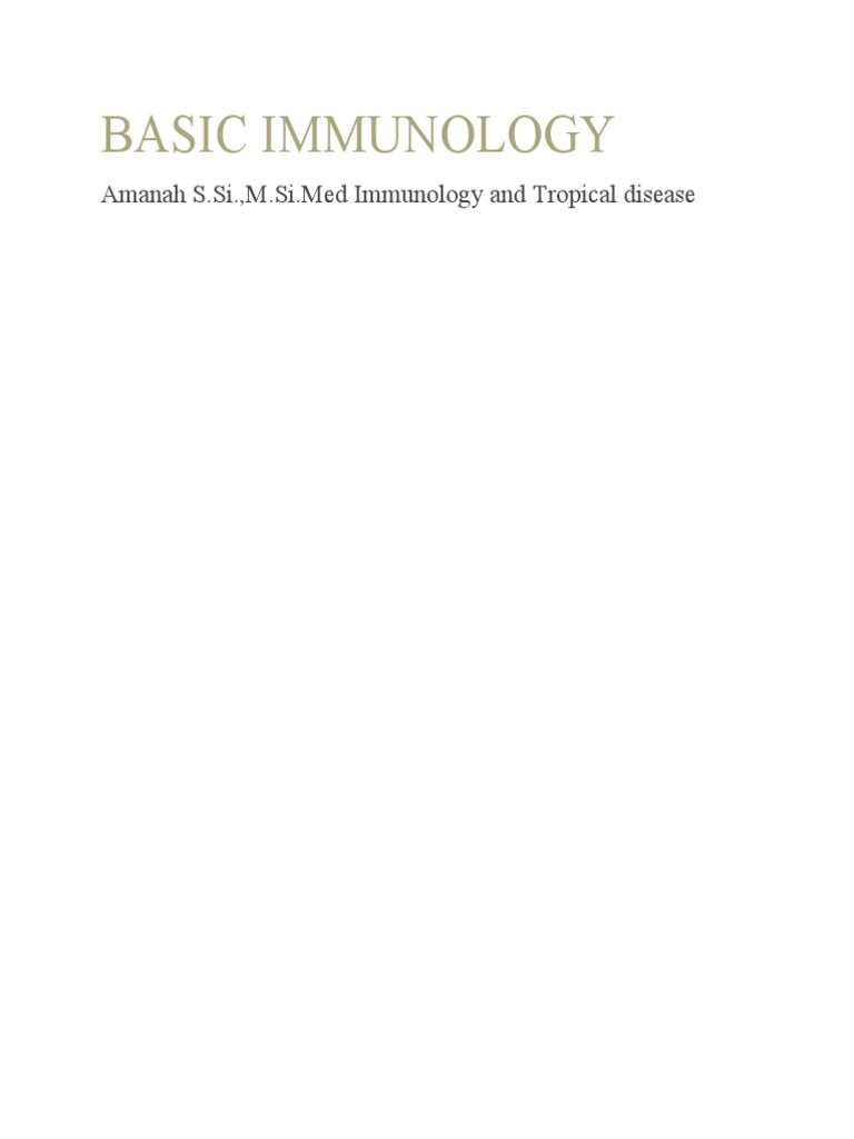 Basic Immunology 2017 - Ama | PDF | Immune System | Antibody