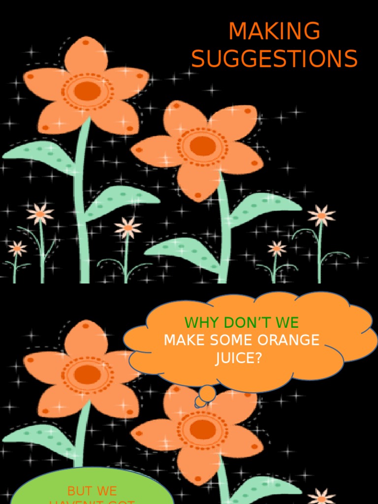Making Suggestions | PDF