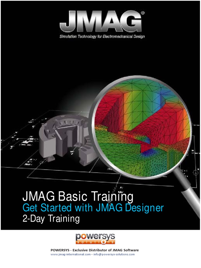 JMAG Designer Basic Training Overview | PDF | Application Software ...