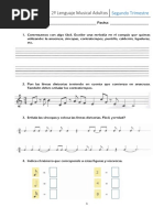Examen Teoría Musical | PDF