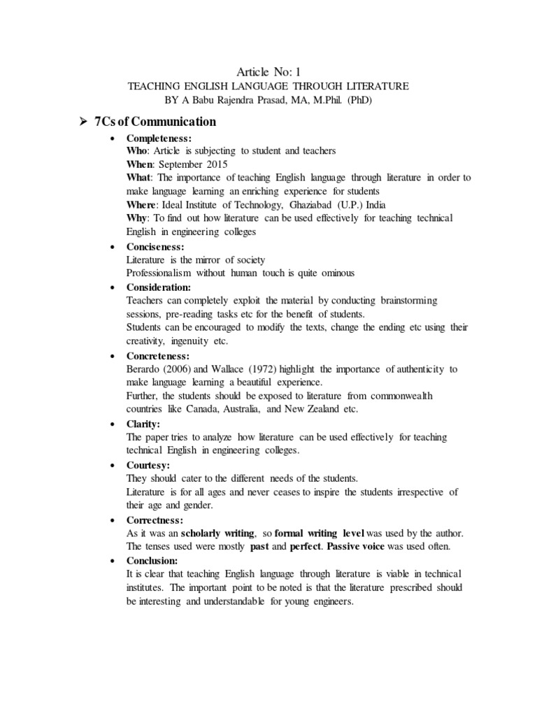 Communication Skills PDF | PDF | English Language | Vocabulary