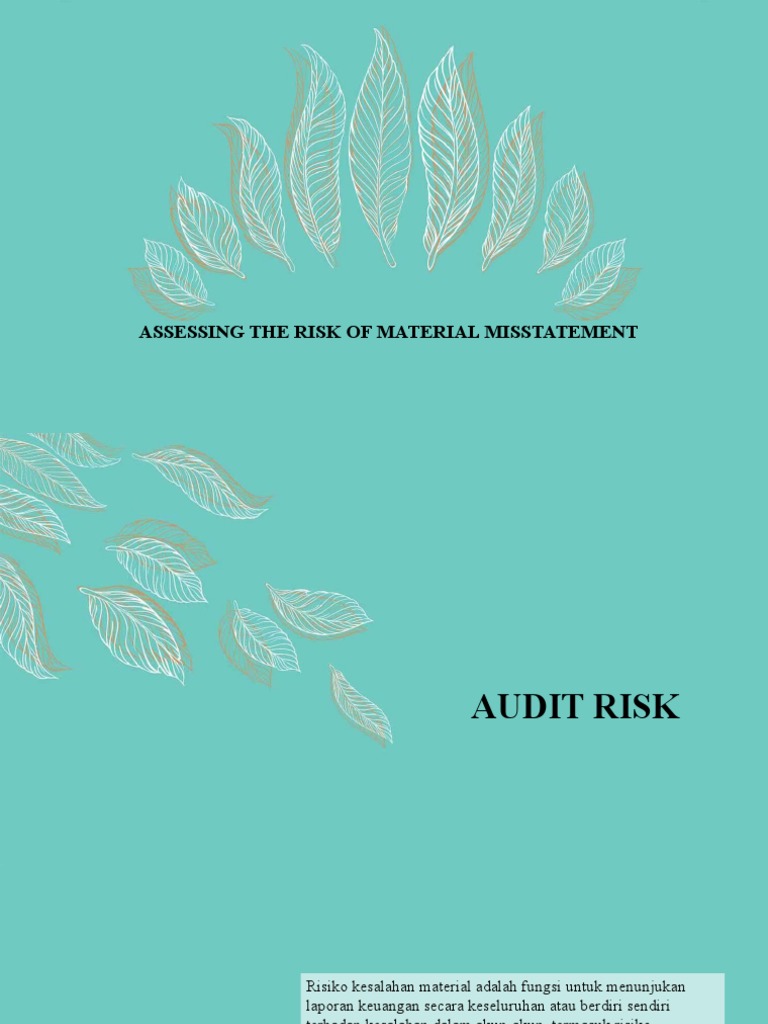Assessing The Risk of Material Misstatement | PDF