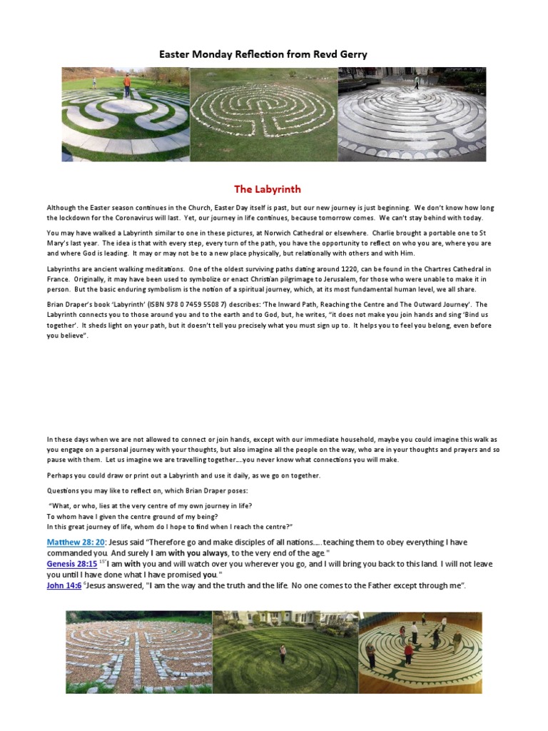 Easter Monday Reflection | PDF | Labyrinth | Easter