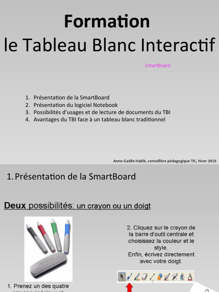 Avantages du Tableau Blanc Interactif | PDF | Microsoft Word ...