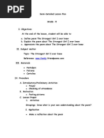 Lesson Plan in English 3 Reading Class (GLR) | PDF