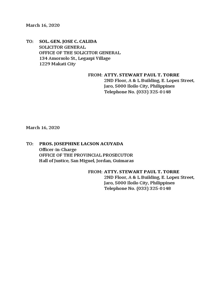 Letter-Solgen and Pros | PDF