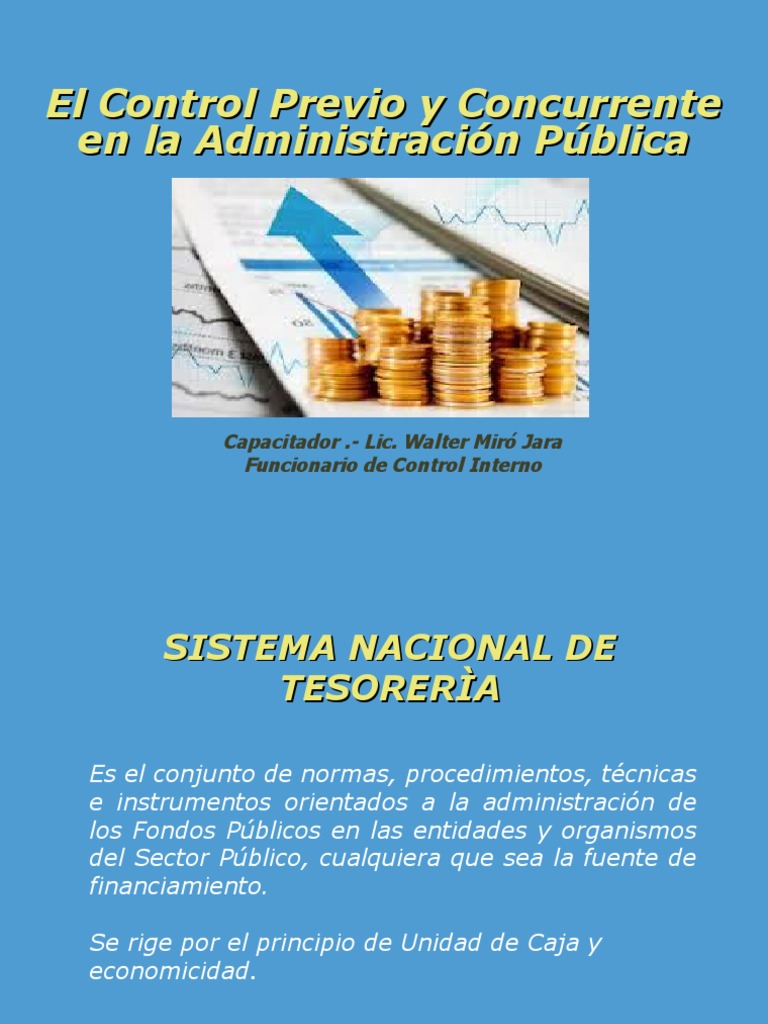 Control Previo Tesoreria | PDF | Devengo | Presupuesto