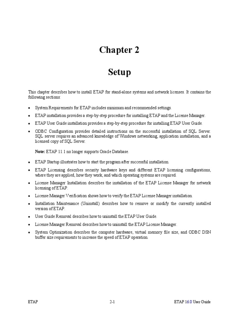 Setup: Etap 2-1 Etap 1 - User Guide | PDF | Microsoft Sql Server ...