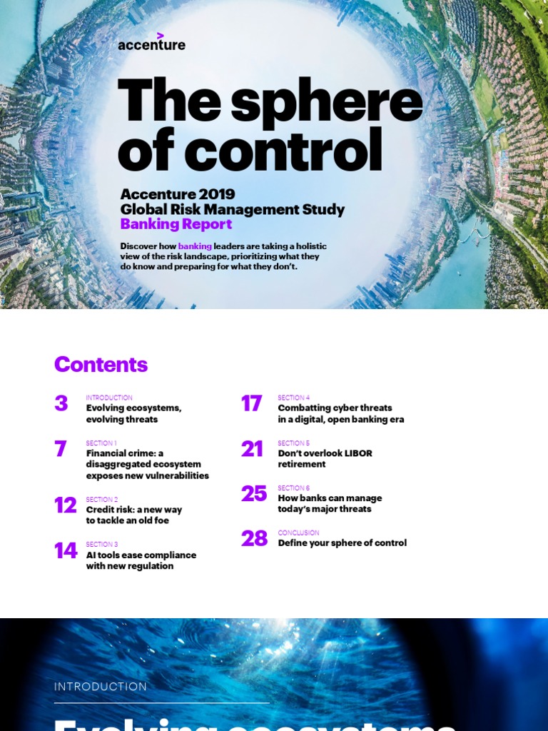 Accenture Global Risk Study Banking 2019 Pdf Risk Risk Management