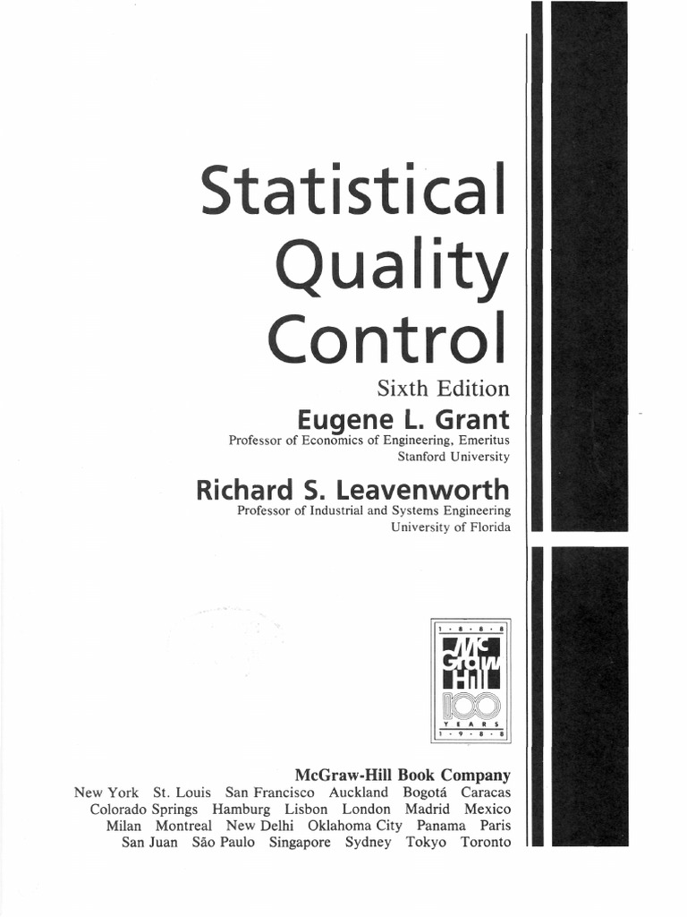 Statistical-Quality-Control 5a146d211723dd58ea941c32 PDF | PDF ...