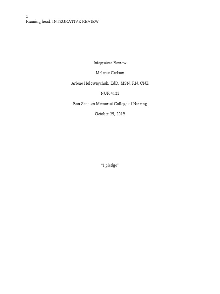 Integrative Review Paper | Download Free PDF | Autism Spectrum | Autism