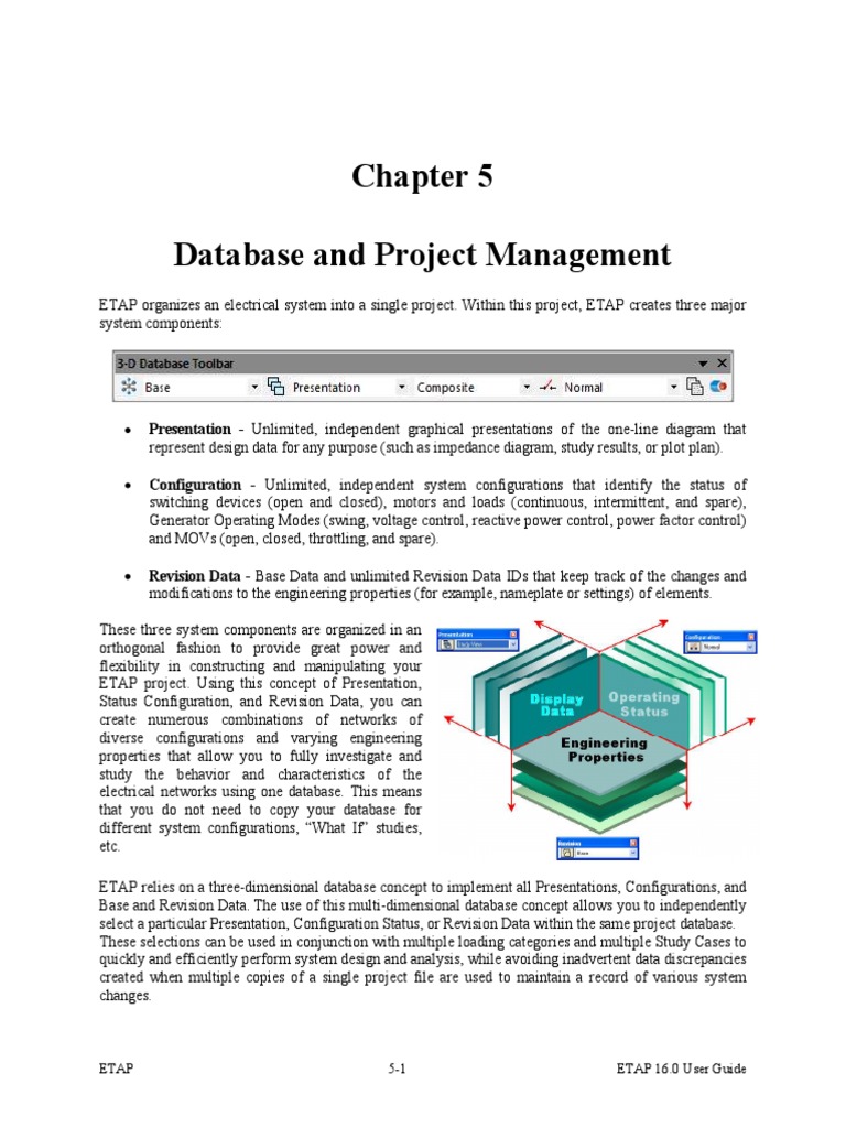 ETAP-database and Project Managment | PDF | Power Inverter | Direct Current