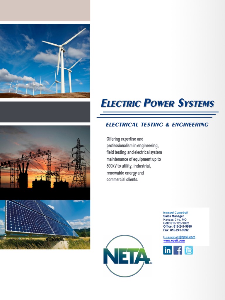 EPS-Company Brochure | PDF | Reliability Engineering | Transformer