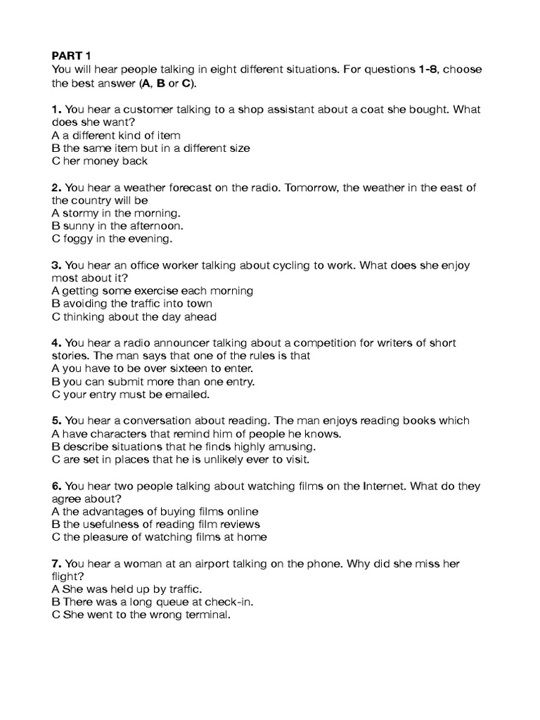 Understanding Listening Comprehension: A Guide to Multiple Choice ...