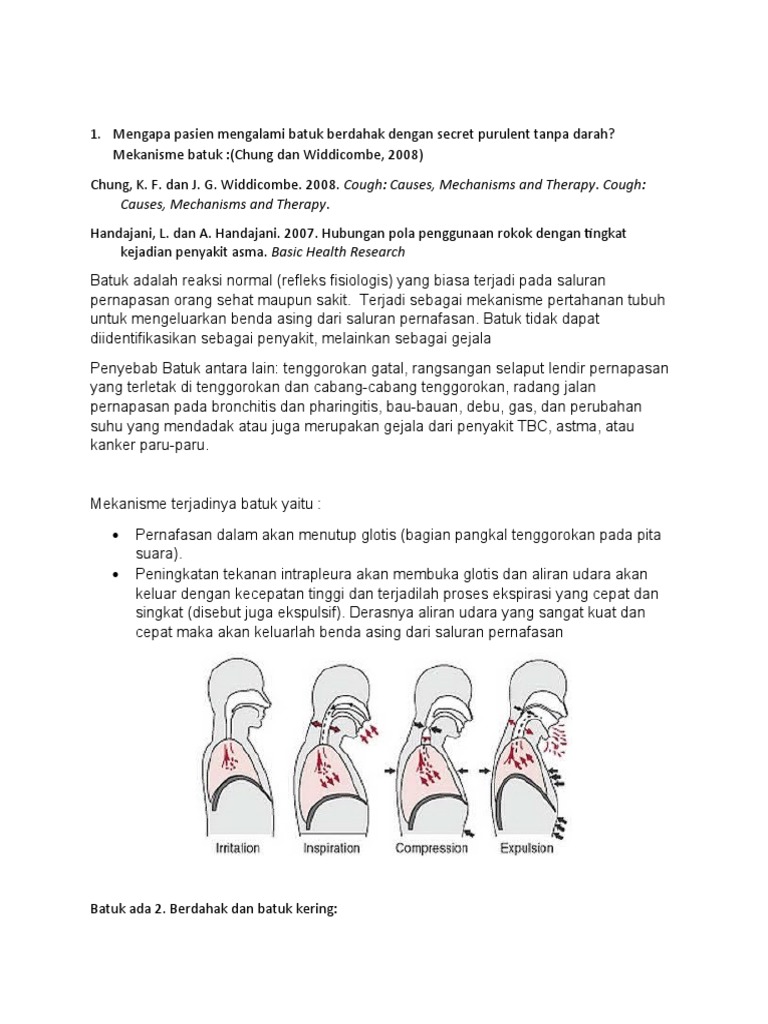 Skenario 2 Tutorial Mekanisme Batuk | PDF