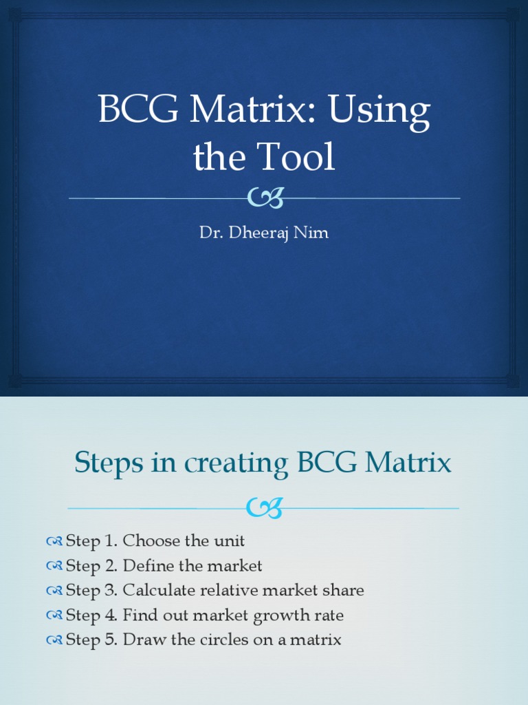 BCG Matrix | PDF