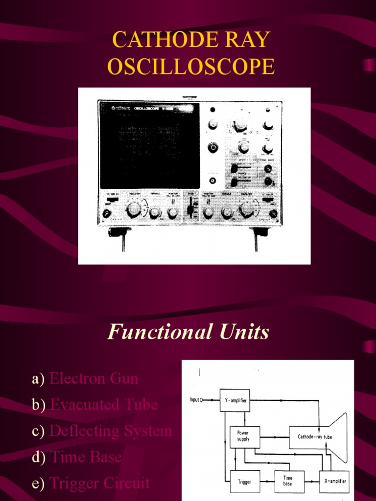 Cathode Ray Oscilloscope | PDF