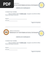 Authorization Letter DTI | PDF