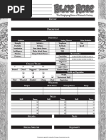 The Expanse RPG Character Sheet | PDF | Weightlessness | Leisure