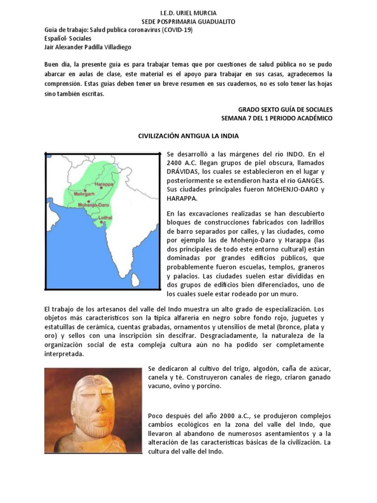 Civilización Antigua: La India | PDF | río indú | Jainismo
