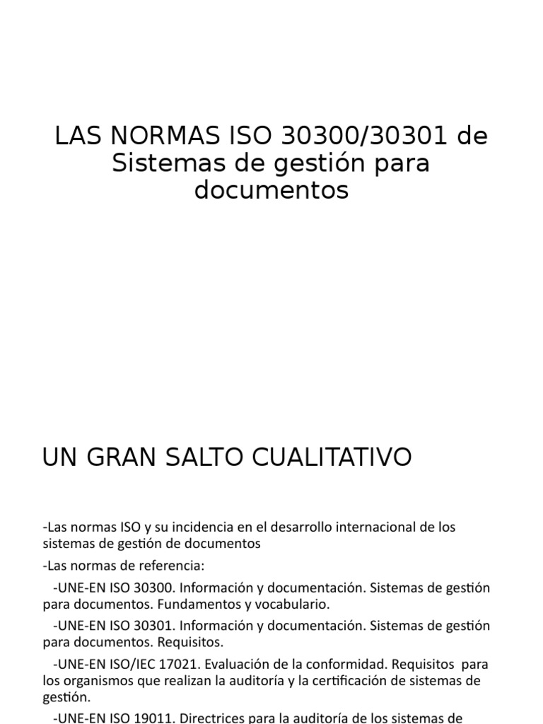 Iso 30300-30301 | PDF | Auditoría | Contralor