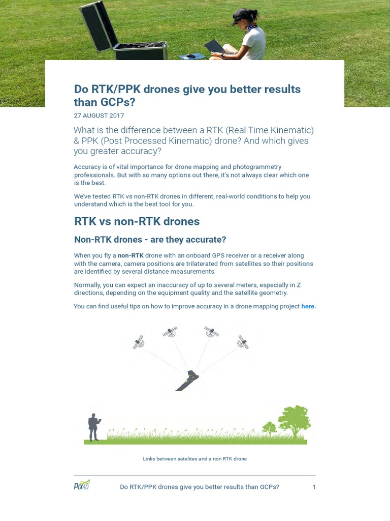 RTK/PPK Drones vs GCPs: Accuracy Comparison | PDF