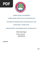 Final Year Project Proposal Template v1.5 | PDF | Feasibility Study ...