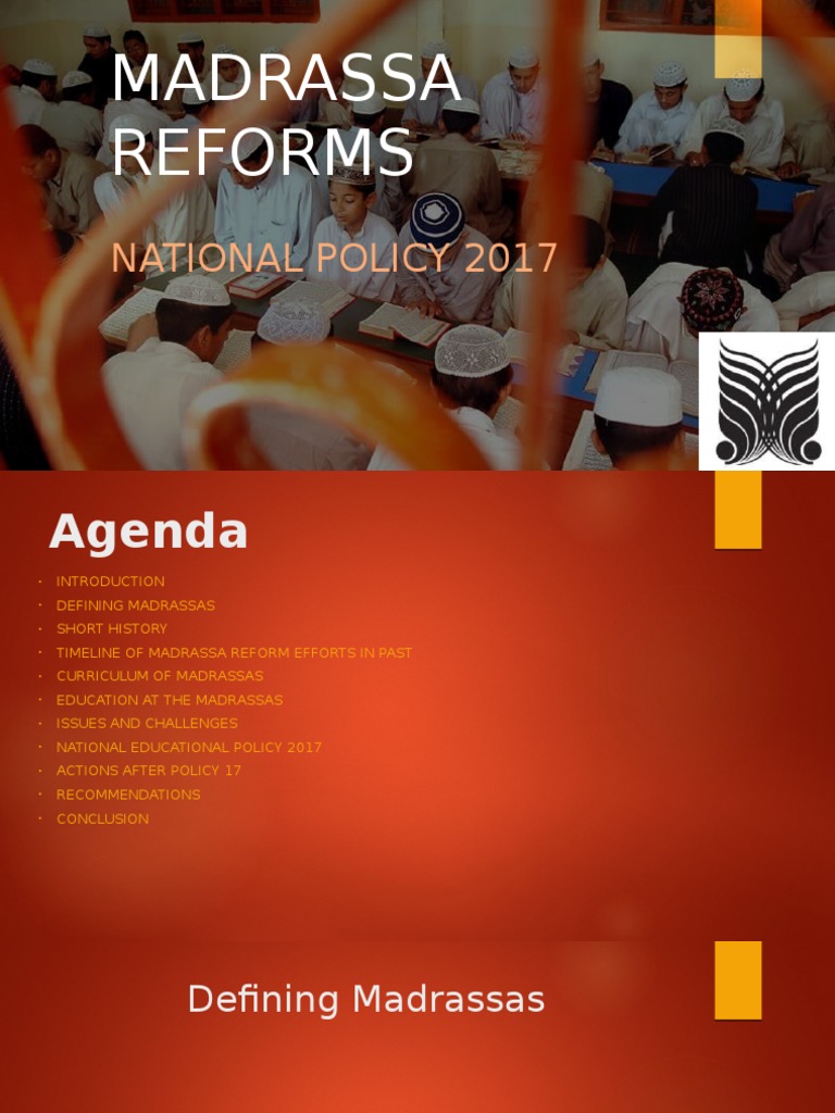 MADRASSA REFORMS (Autosaved) | PDF | Pedagogy | Sharia