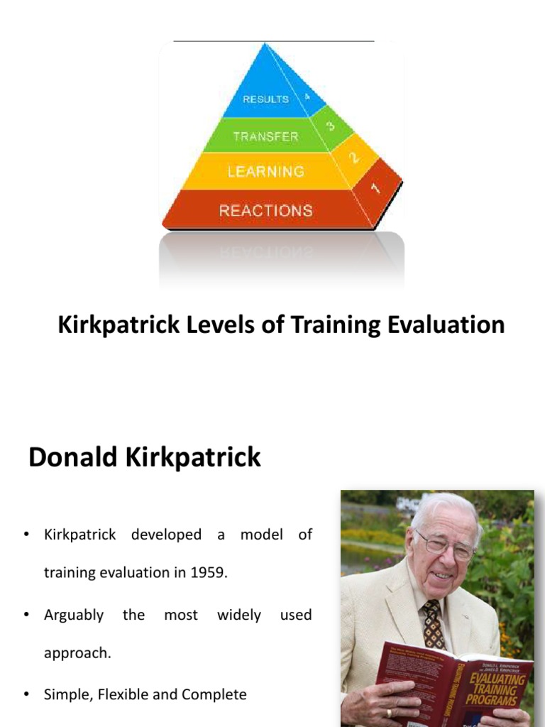 Kirkpatrick Levels of Training Evaluation | PDF | Survey Methodology ...