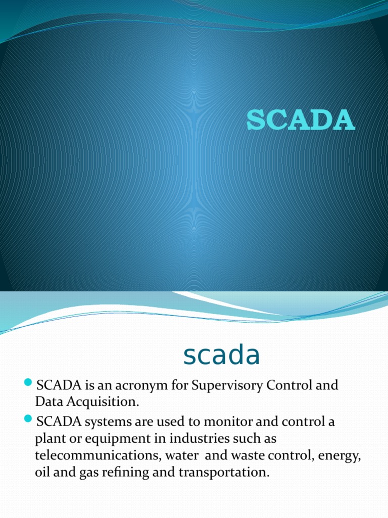 SCADA | PDF | Scada | Programmable Logic Controller