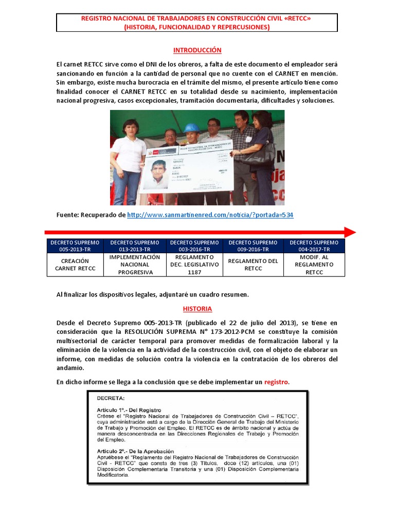 Carnet Retcc | PDF | Información del gobierno | Gobierno