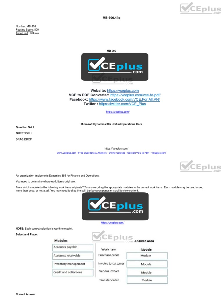 MB-300 Exam Guide for Dynamics 365 | PDF | Microsoft Visual Studio ...