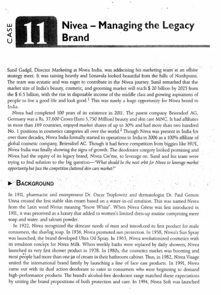 Case Study - Marketing Management | PDF