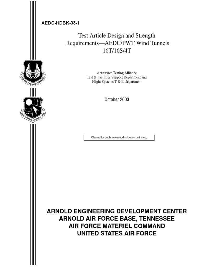 AEDC 16T - 16S - 4T Design Guide | PDF | Screw | Strength Of Materials