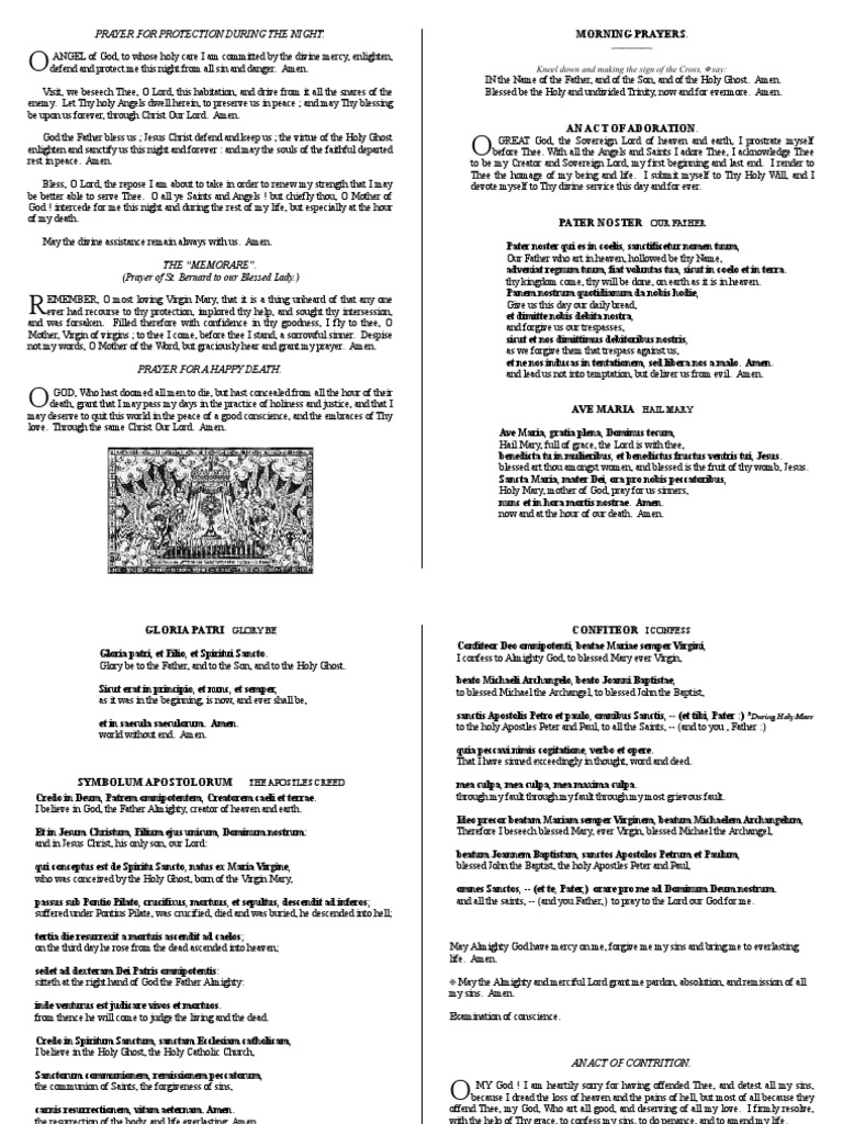 Morning Prayers | PDF